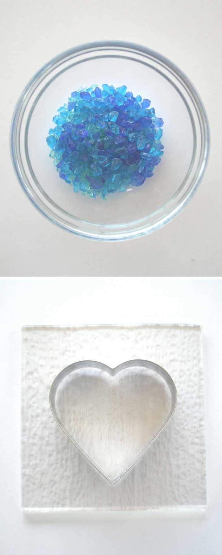 Heart Glass Coasters – Hazelrock House
