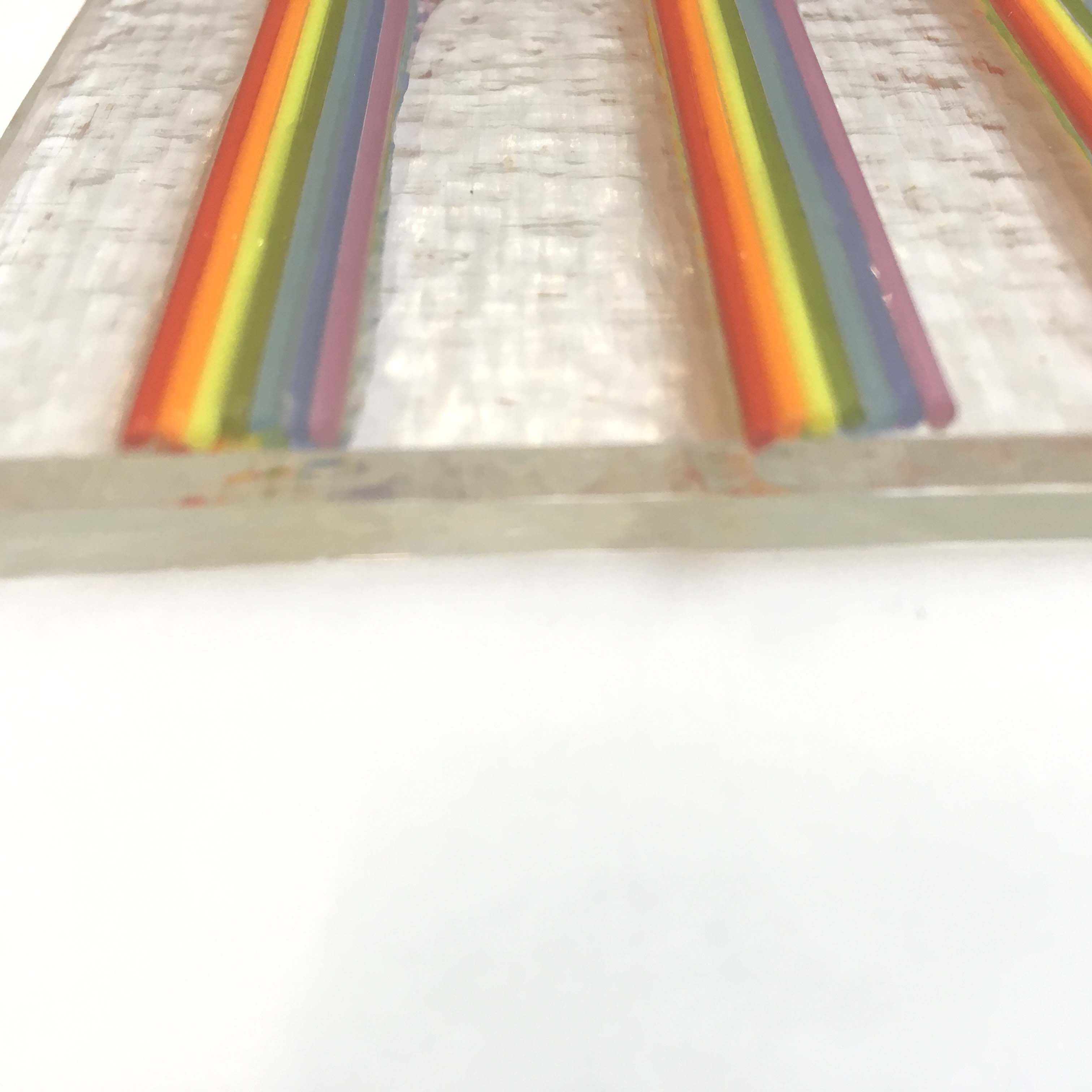 Striped Fused Glass Coasters – Hazelrock House
